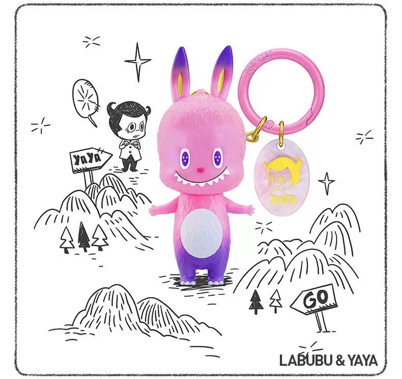 POPMART LABUBU: Фигурка к 10-летию, коллекционная игрушка-сюрприз, модный подарок-кукла ЛАБУБУ&ЯЯ_Официальный