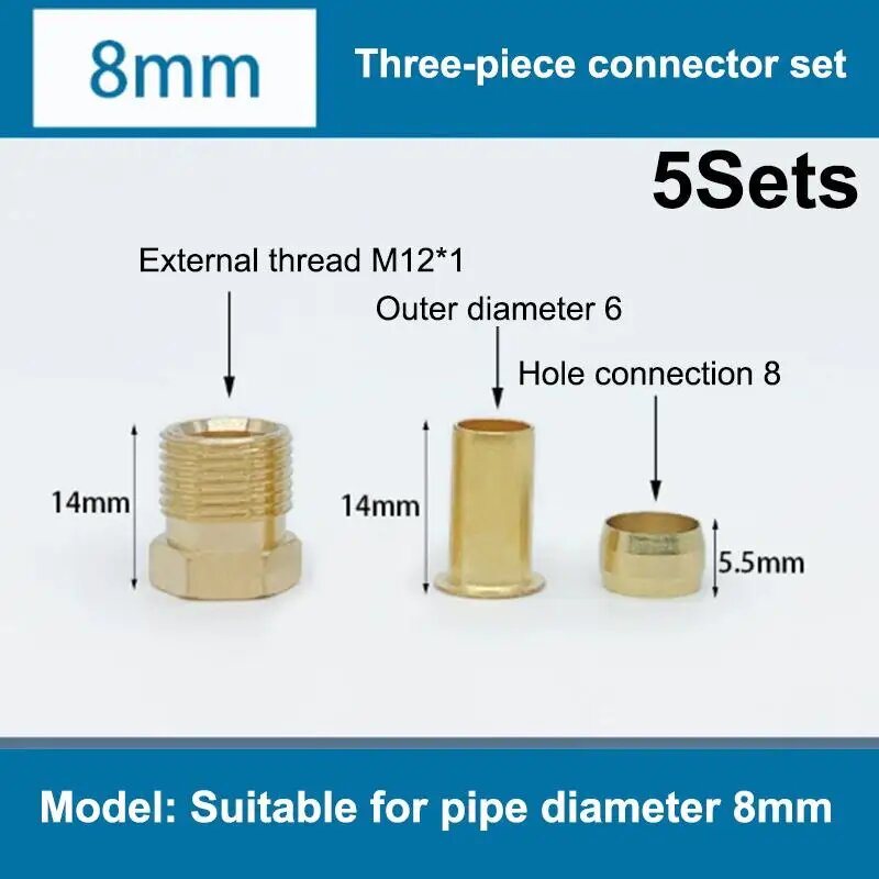 Латунные фитинги M10 M8 M12 A2