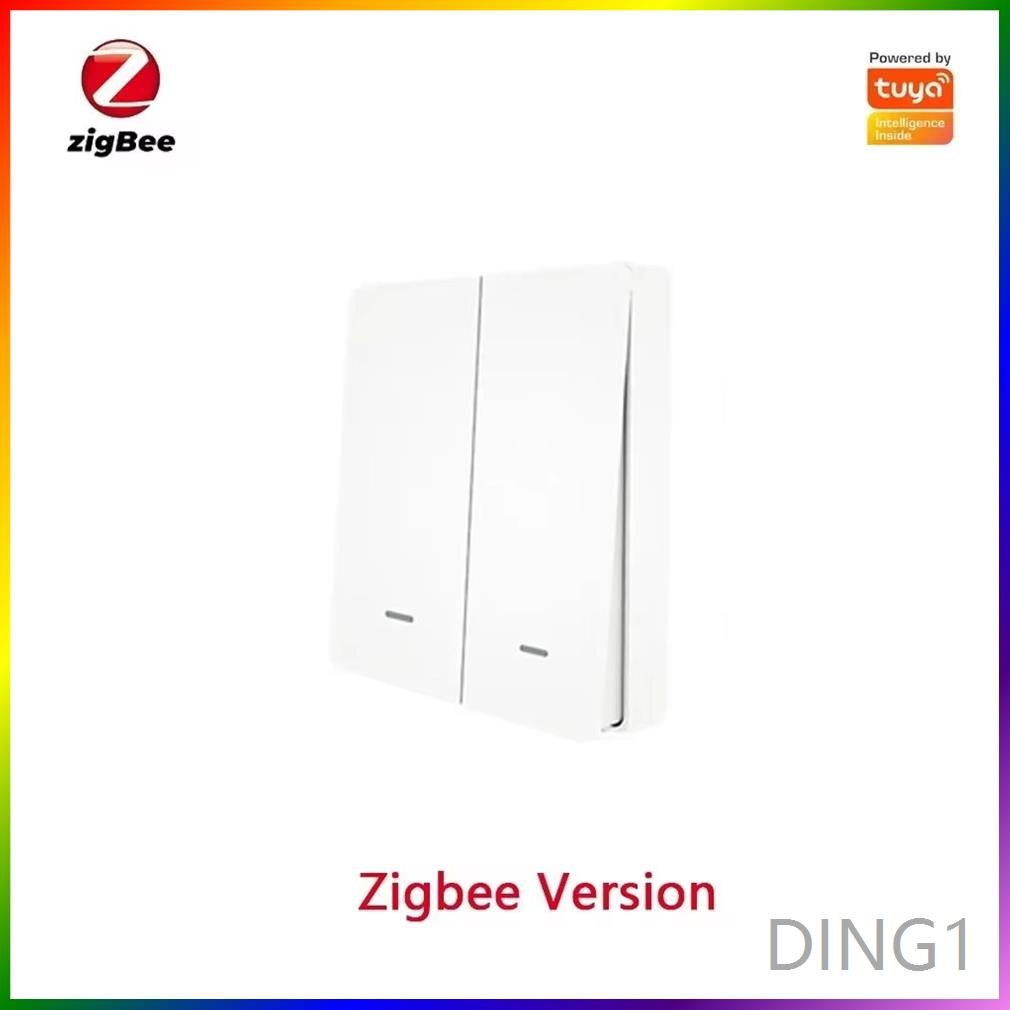 Беспроводной переключатель сцены Tuya ZigBee 1/2/3/4/6-кнопочный контроллер освещения сцены Smart Life App