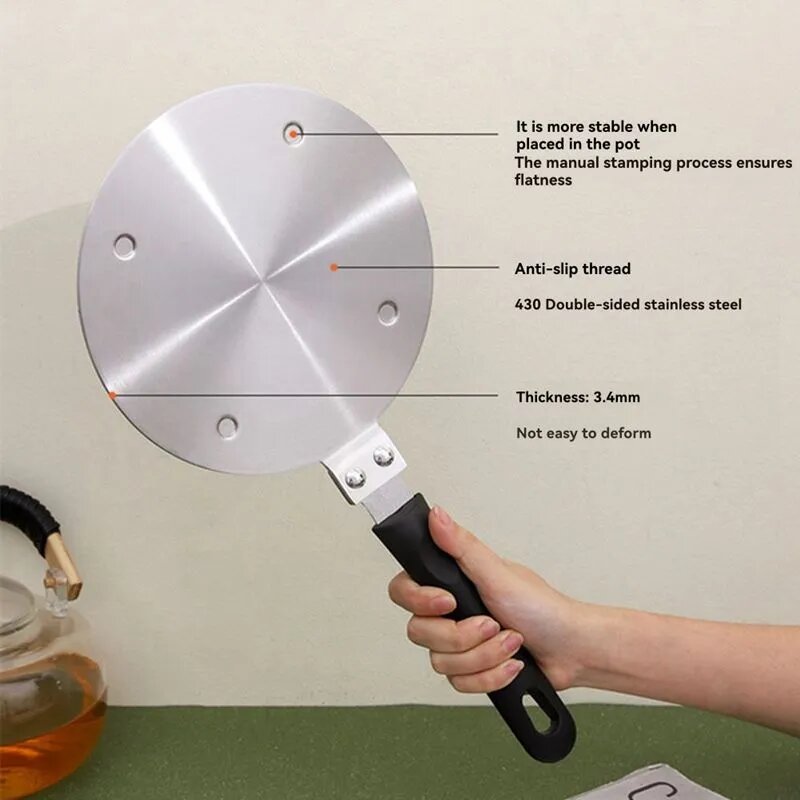 Набор для выпечки Адаптер для индукционной плиты из нержавеющей стали, толщина 3.4мм