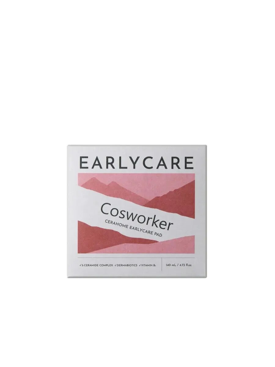 COSWORKER Cerahome earlycare pad, Успокаивающие диск, 70мл