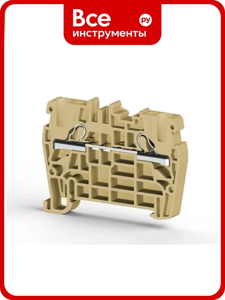 Пружинный клеммник Klemsan быстрозажимной (Push in), 4 мм. кв. (бежевый); PYK4 (RP) 80 шт. 0.0.0.3.307110RP