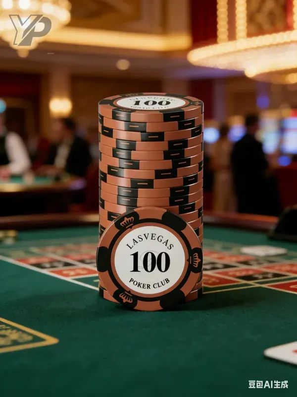 Покерные фишки для настольных игр номинал 100 металл 40 мм, 20 шт
