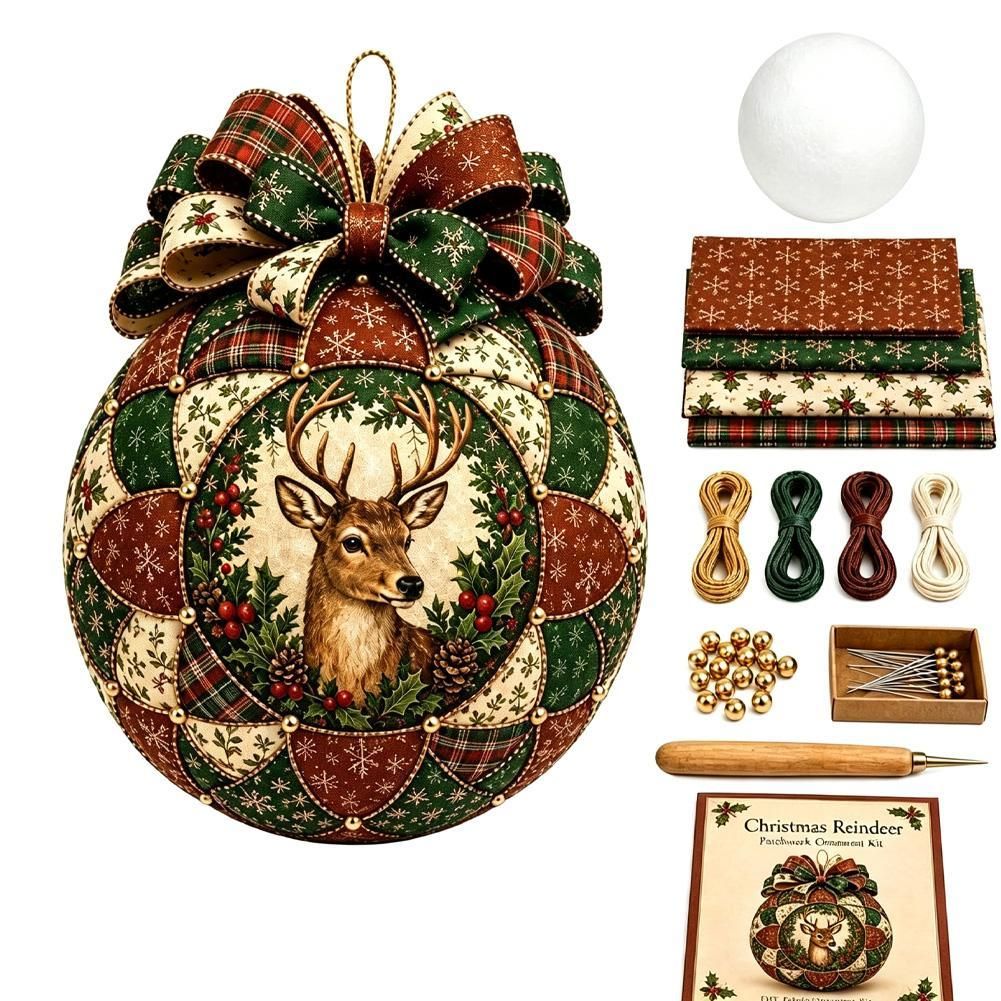 Набор для создания ёлочной игрушки, пэчворк, снеговик, 15 см