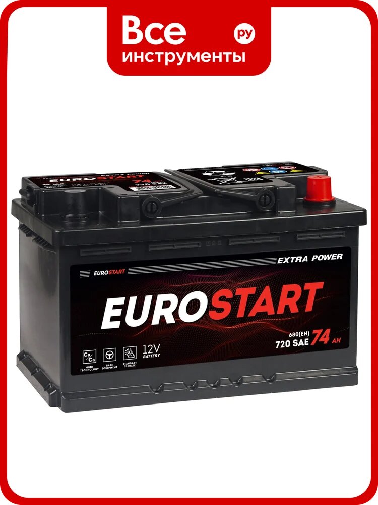 Аккумуляторная батарея URSA Extra power 74Ah R+ UE740