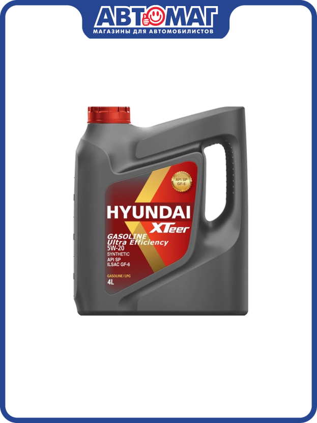 Масло моторное Hyundai XTeer Gasoline Ultra Efficiency 5W-20 (4л) HYUNDAI Xteer HY-5W20-ULT-4L
