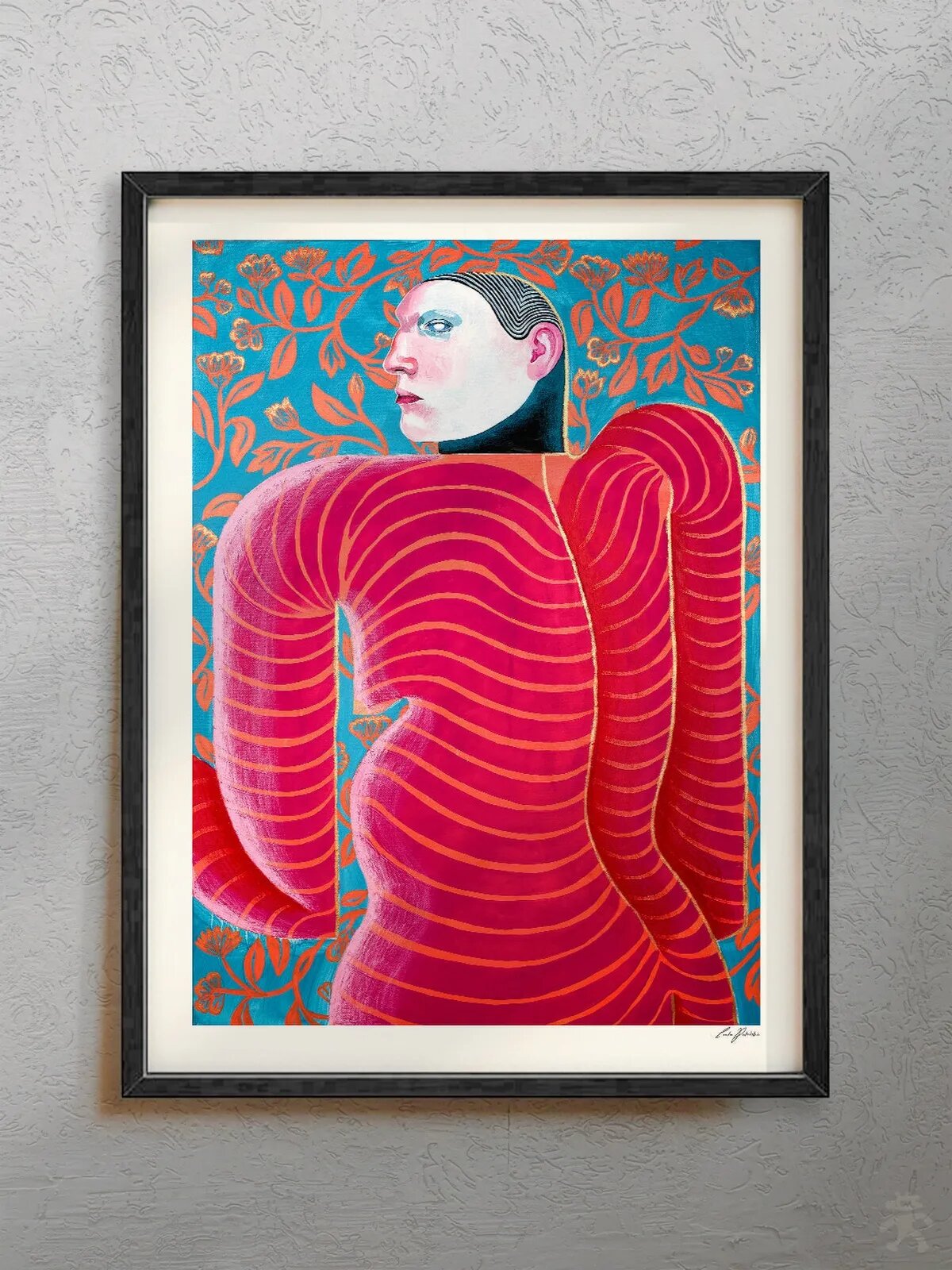 Интерьерный постер "Goddess Of Flirting" в стиле pinterest, формата 30x40 см.