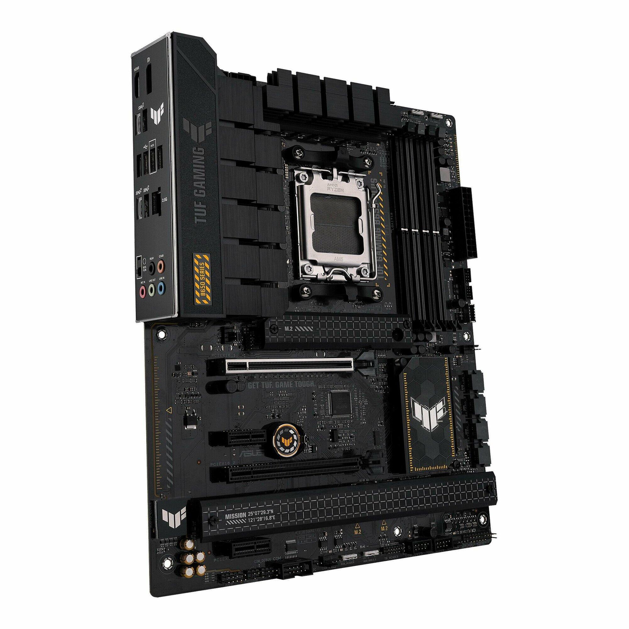 Материнская плата ASUS B650 AM5 DDR5 (TUF Gaming B650-Plus) ATX, Ret