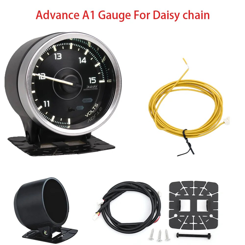 Многофункциональные датчики HA Accessories Def I Advance A1 (60 мм, 7 цветов) для OBD2: VOLT