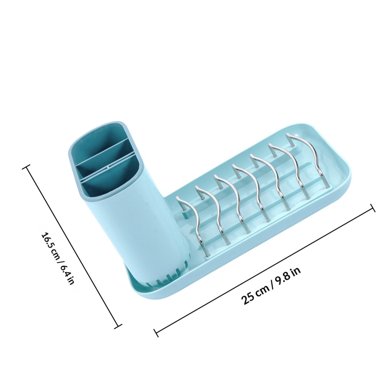 Подставка Для Хранения Приборов С Раковиной Для Посуды 1Pc 25X16.5X14Cm