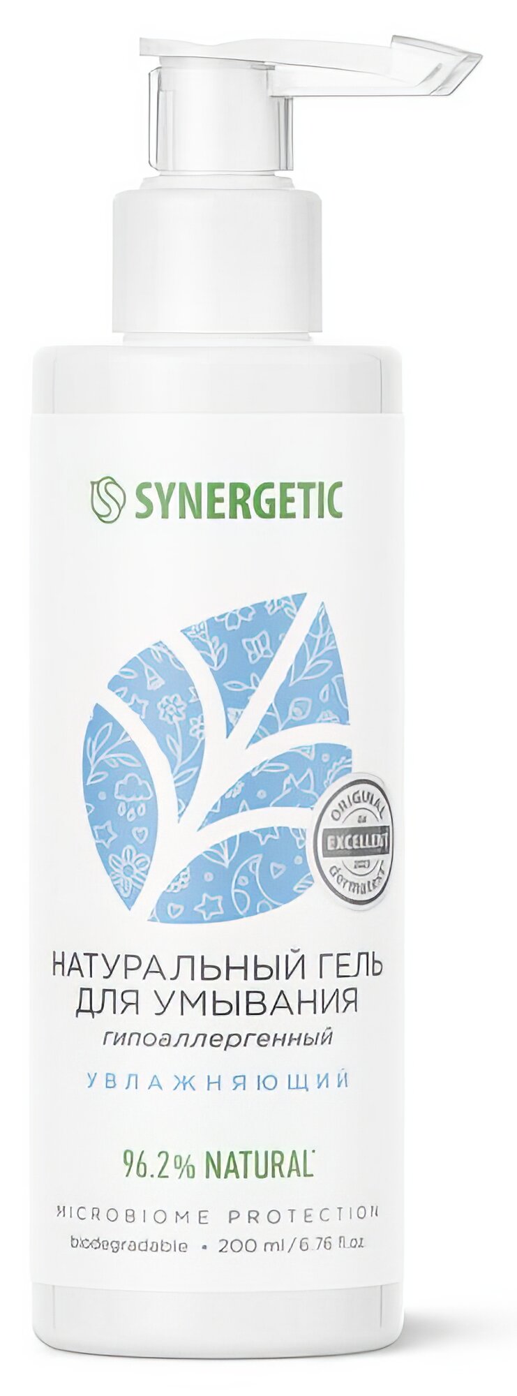 Гель для умывания SYNERGETIC увлажняющий 200мл