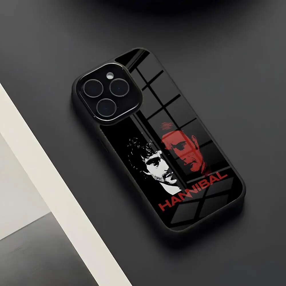 Чехол для телефона Hannibal Classic Movie для iPhone 17 Pro Max 16 15 14 13 11 Pro Black5, iPhone17