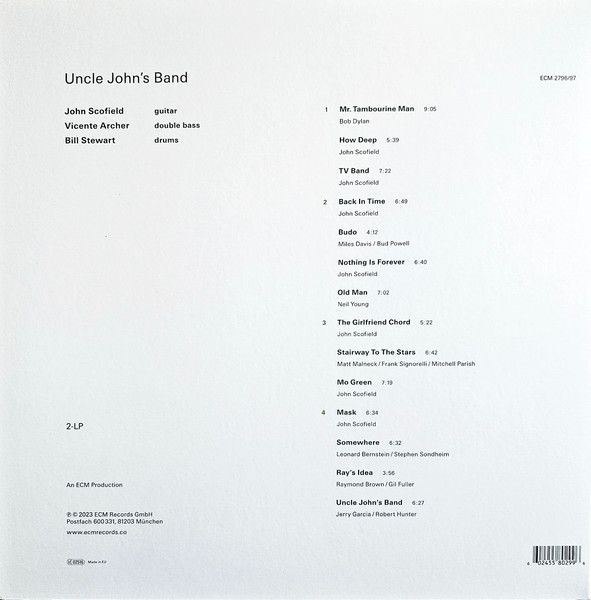 Виниловая пластинка John Scofield - Uncle John's Band