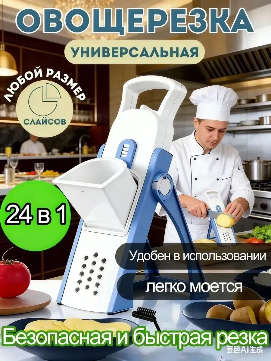 Ручная многофункциональная овощерезка-слайсер