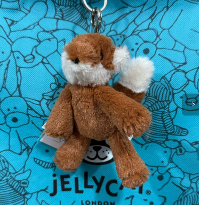 Серия подвесок из плюшевой игрушки Yien Милые подвески животные фрукты ключи сумки