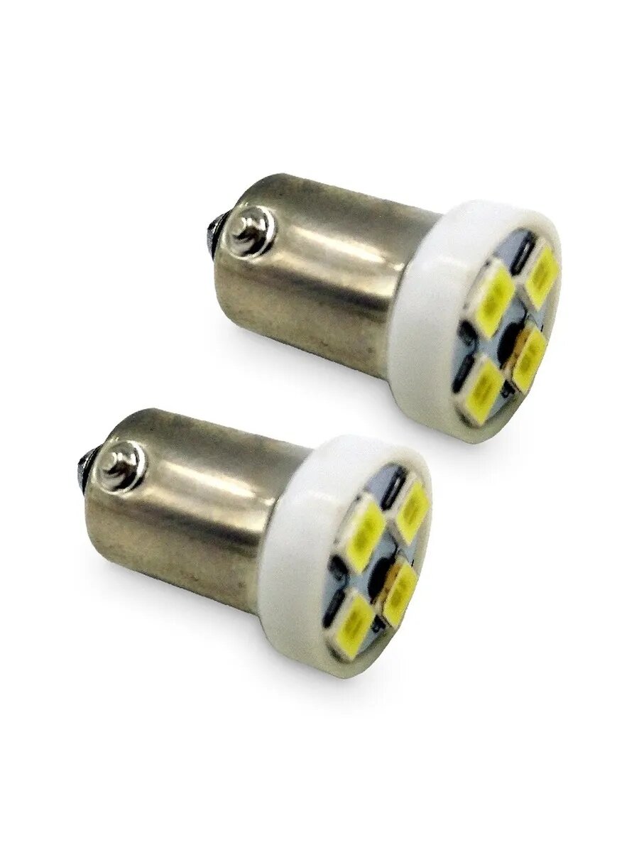 Лампа светодиодная 12 В 4 Вт цоколь 4 SMD 2835 2 шт. A07041S