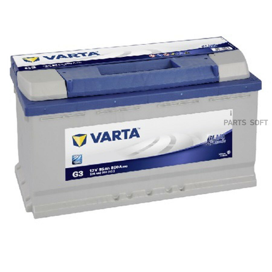 Аккумуляторная батарея Blue Dynamic [12V 95Ah 800A B13] от официального дистрибьютора, VARTA, артикул 595402080
