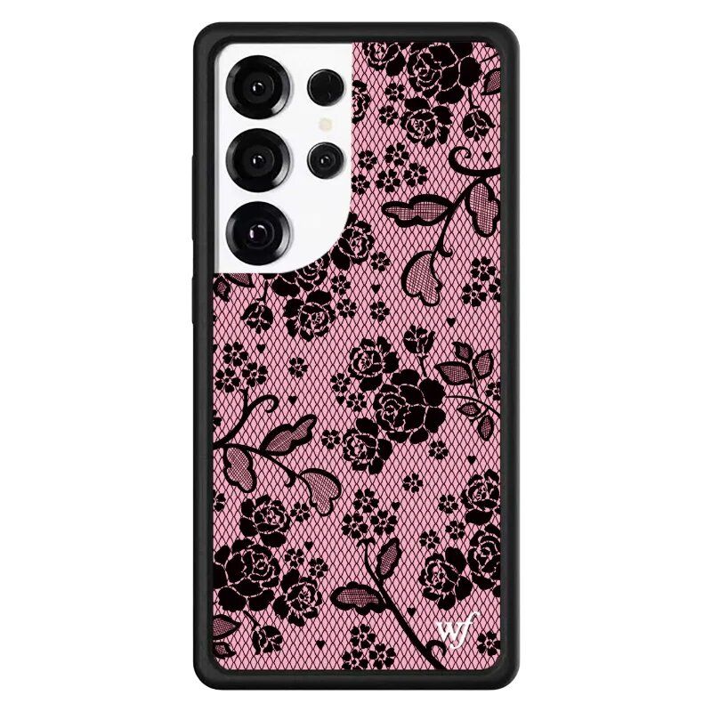 Противоударный чехол Wildflower ins Moon для Samsung Galaxy S26 S25 Розовый, 2, For Samsung S23Ultra