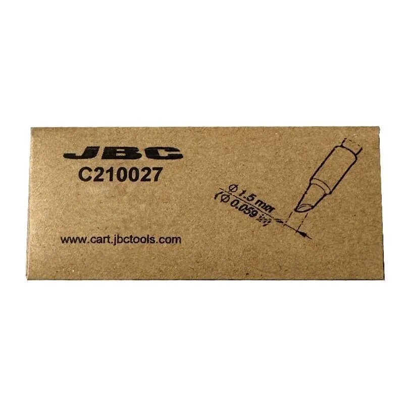 Прямое скошенное жало JBC C210027 для индукционных паяльных станций