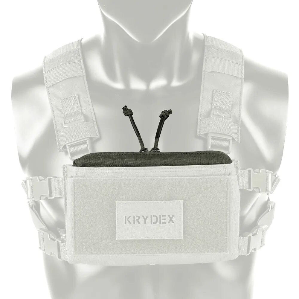 Krydex Gear Сумка гермосумка для MK3 Chest Rig Chassis, нейлон 500D, YKK, зеленая