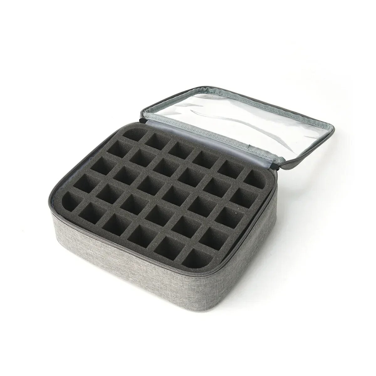 Косметичка для лака MIHJUSFDH Grey 30 bottles