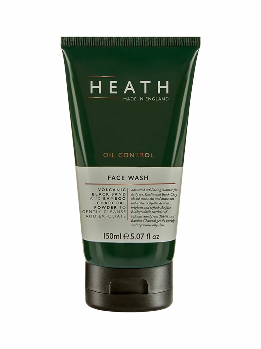 Средство для умывания HEATH Face wash Oil Control для мужчин, 150 мл, Великобритания