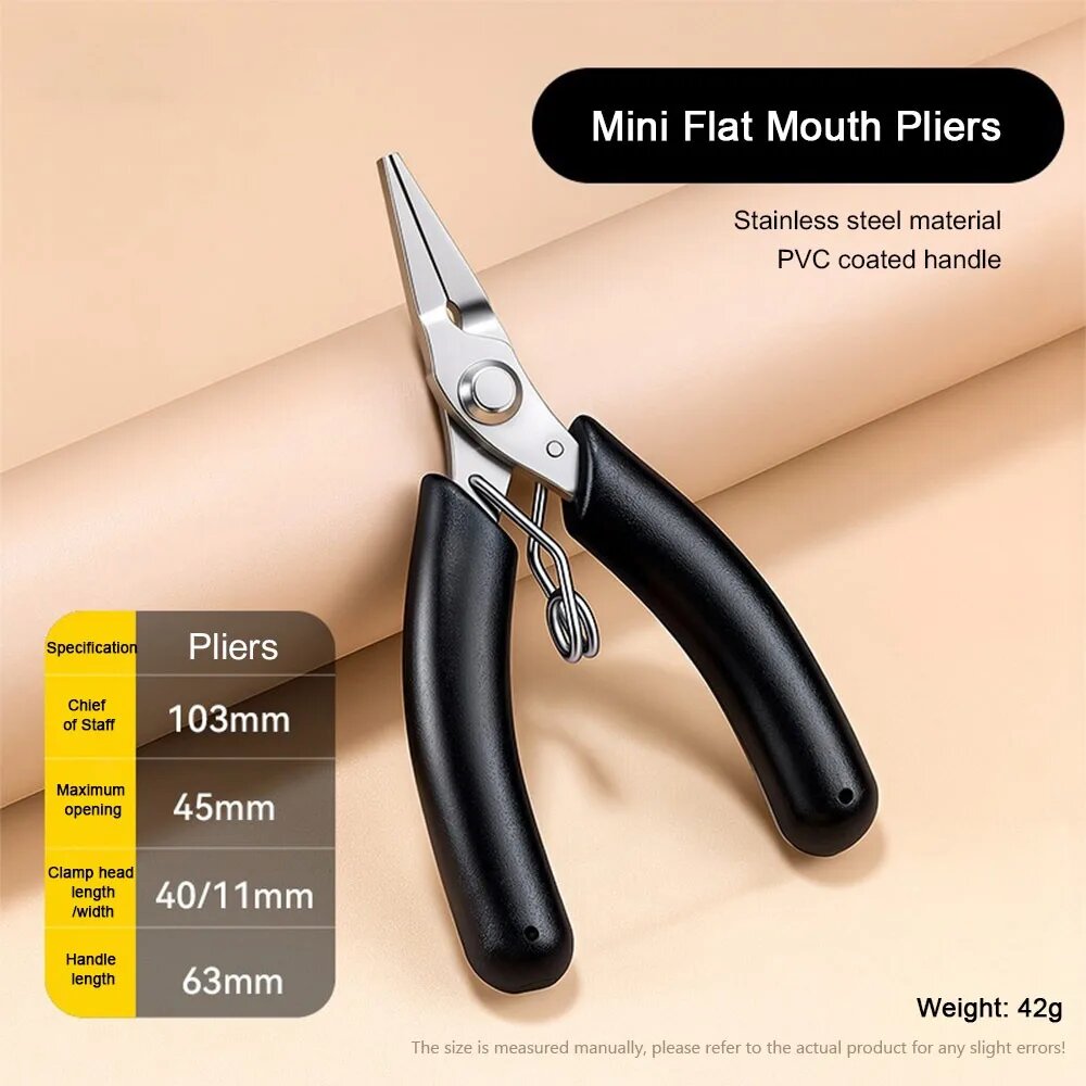 Мини-плоскогубцы из нержавеющей стали Flat Nose Pliers