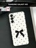 Силиконовый чехол на Samsung Galaxy A15 / Самсунг А15 с принтом Бантик на фоне в...