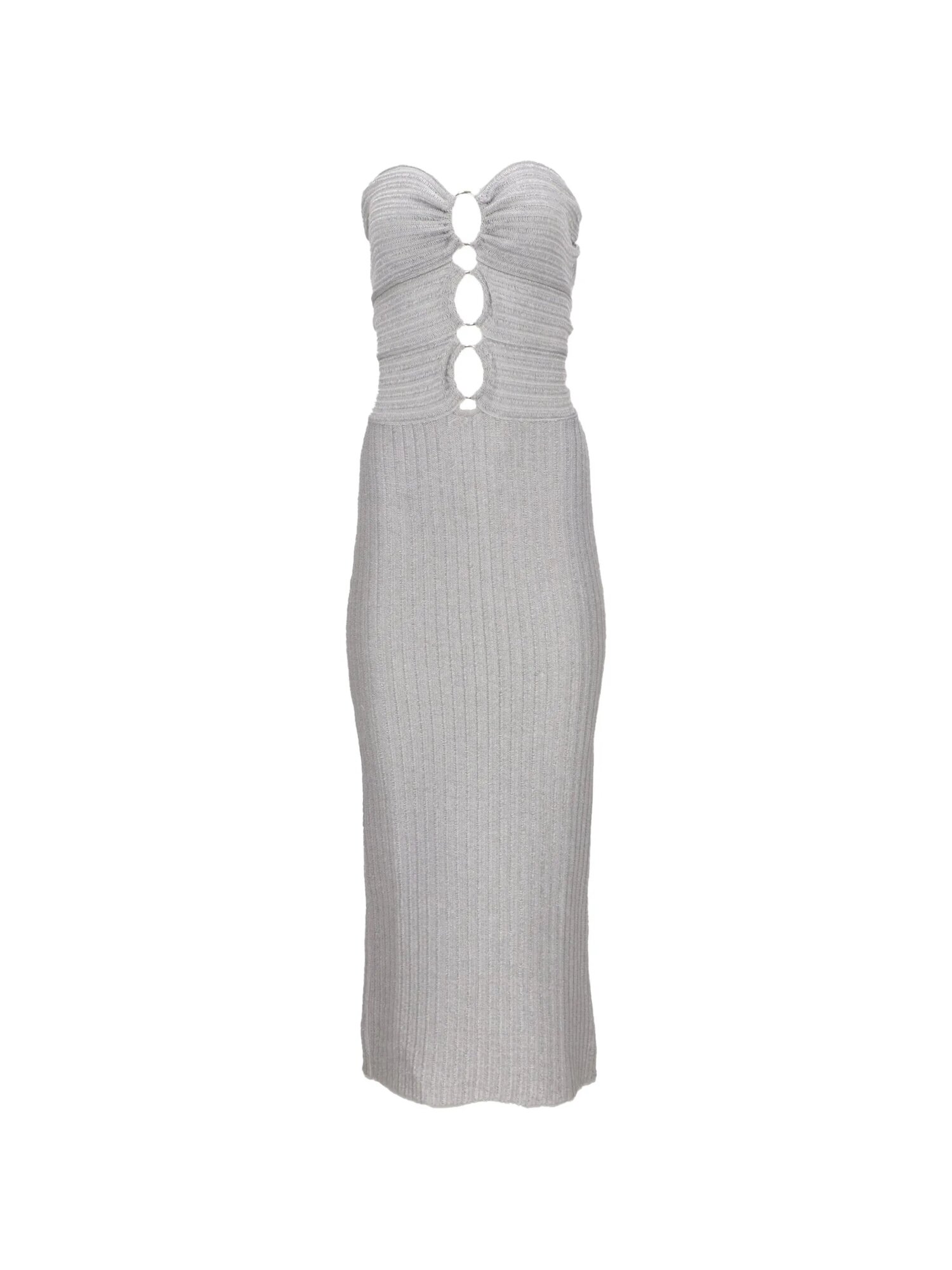 Платье Cut-out ribbed-knit maxi dress