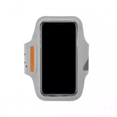 Спортивный чехол на руку для смартфона Guildford (4.7-5.2) Orange Gray