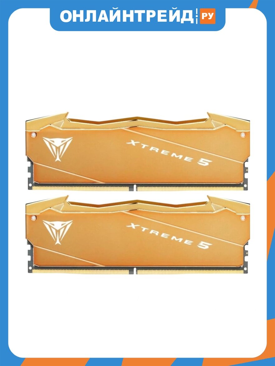 Оперативная память Patriot Memory Viper Xtreme 5 Aurum 32Gb (2x16Gb) DDR5-8000 DIMM (VXA532G8038K)