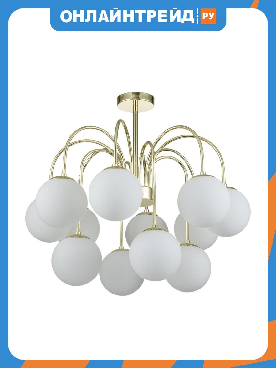 Потолочная люстра Indigo Interior Lighting Indigo VOGA 13017/12R Gold V000327