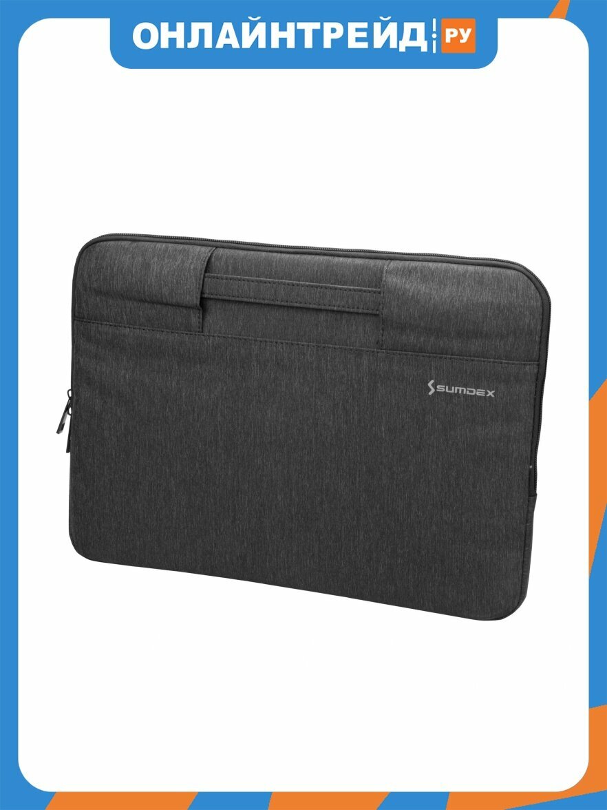 Чехол для ноутбука 15-16" Sumdex ICM-136BK Темно-серый