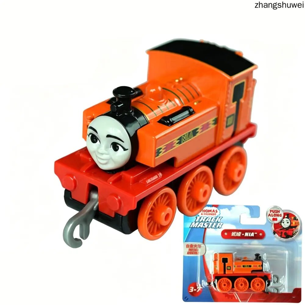Томас и друзья, металлический паровозик Ниа (Nia), серия TrackMaster, игрушка для детей от 3 лет