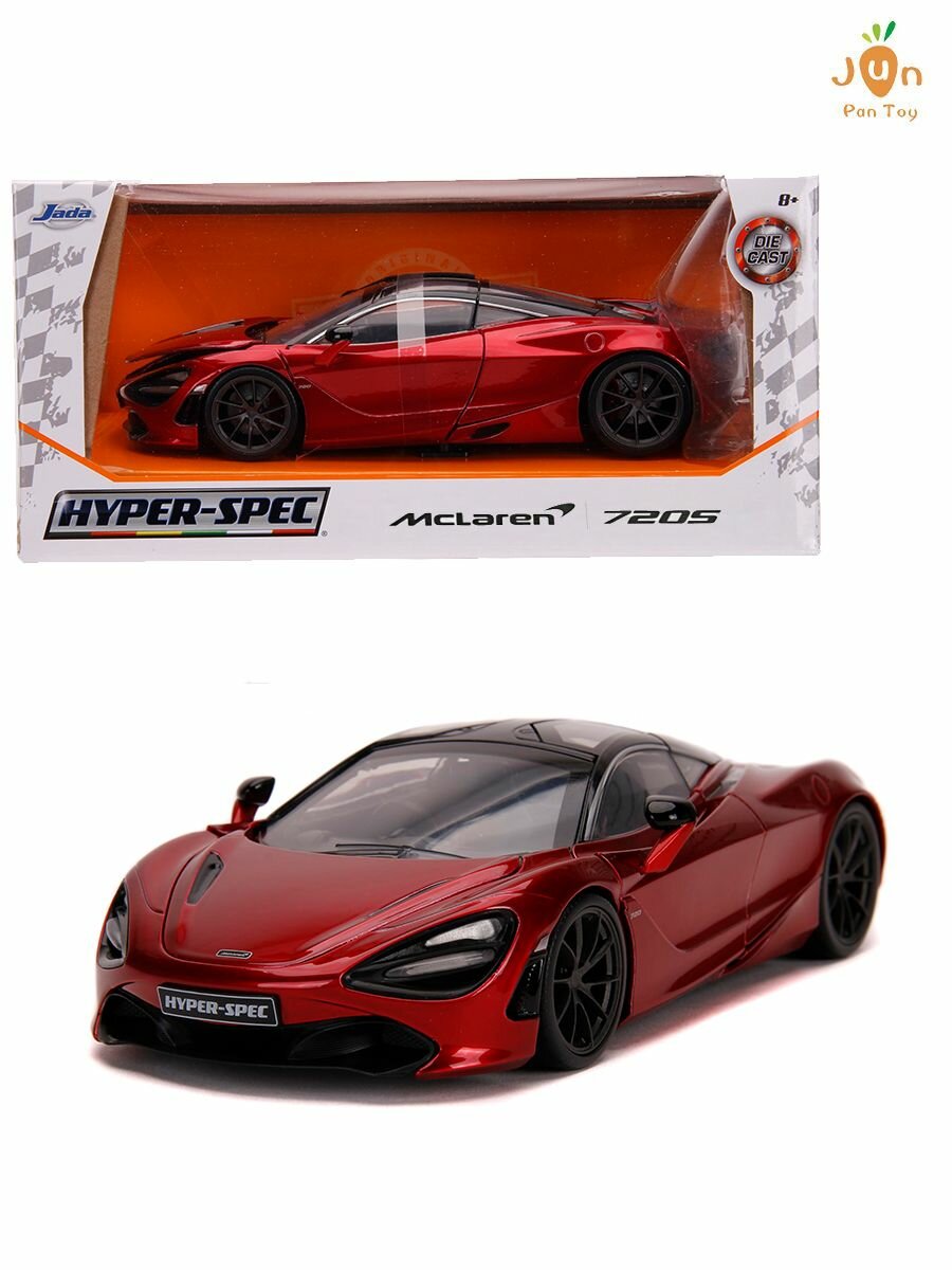 Модель машинки Форсаж Jada 1:32 Fast And Furious McLaren 720S / Детская коллекционная модель игрушечного транспортного средства, зеленый