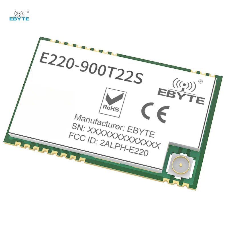 ODM E220-900T22S Ebyte FCC CE RoHS Semtech LLCC68 Модули беспроводной связи UART с дальностью 5 км, 868 МГц, 915 МГц, модуль LoRa.