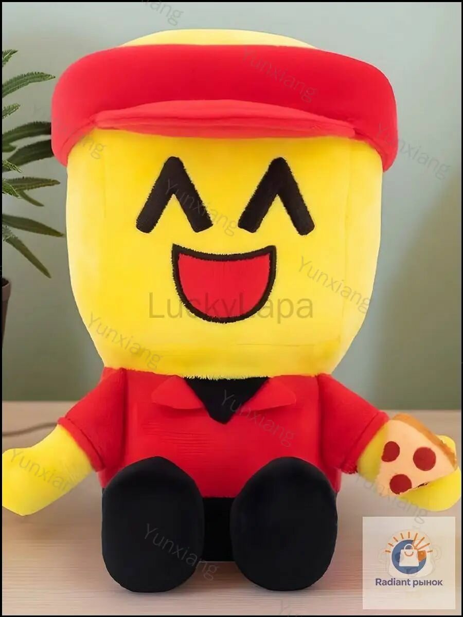 Мягкая игрушка Эллиот отрекшийся / elliot forsaken, Разносчик пиццы роблокс / Pizza Guy roblox