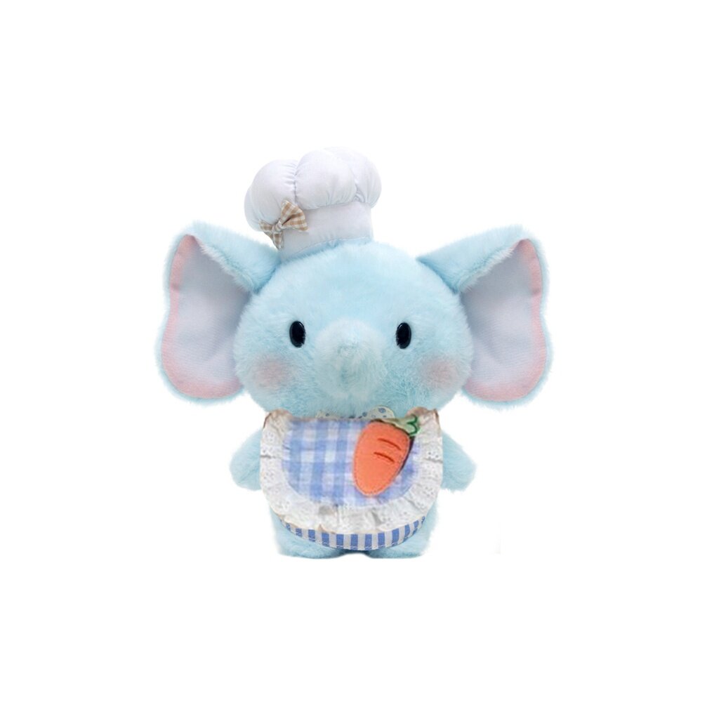 Милый плюшевый слоник унисекс ZHUOQU, 25 см, Chef Elephant+Drool Bibs Outfit