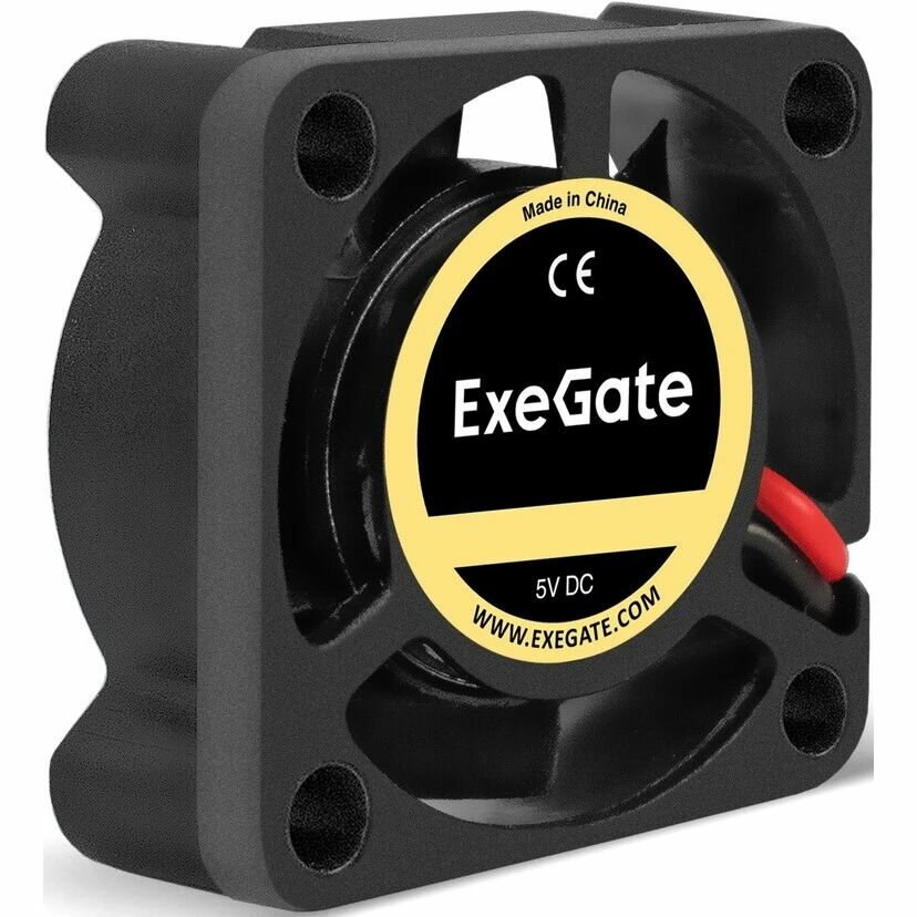 Корпусный вентилятор ExeGate EX295187RUS Вентилятор 5В DC EX02510S2P-5 (25x25x10 мм, Sleeve bearing (подшипник скольжения), 2pin, 10000RPM, 22dBA)