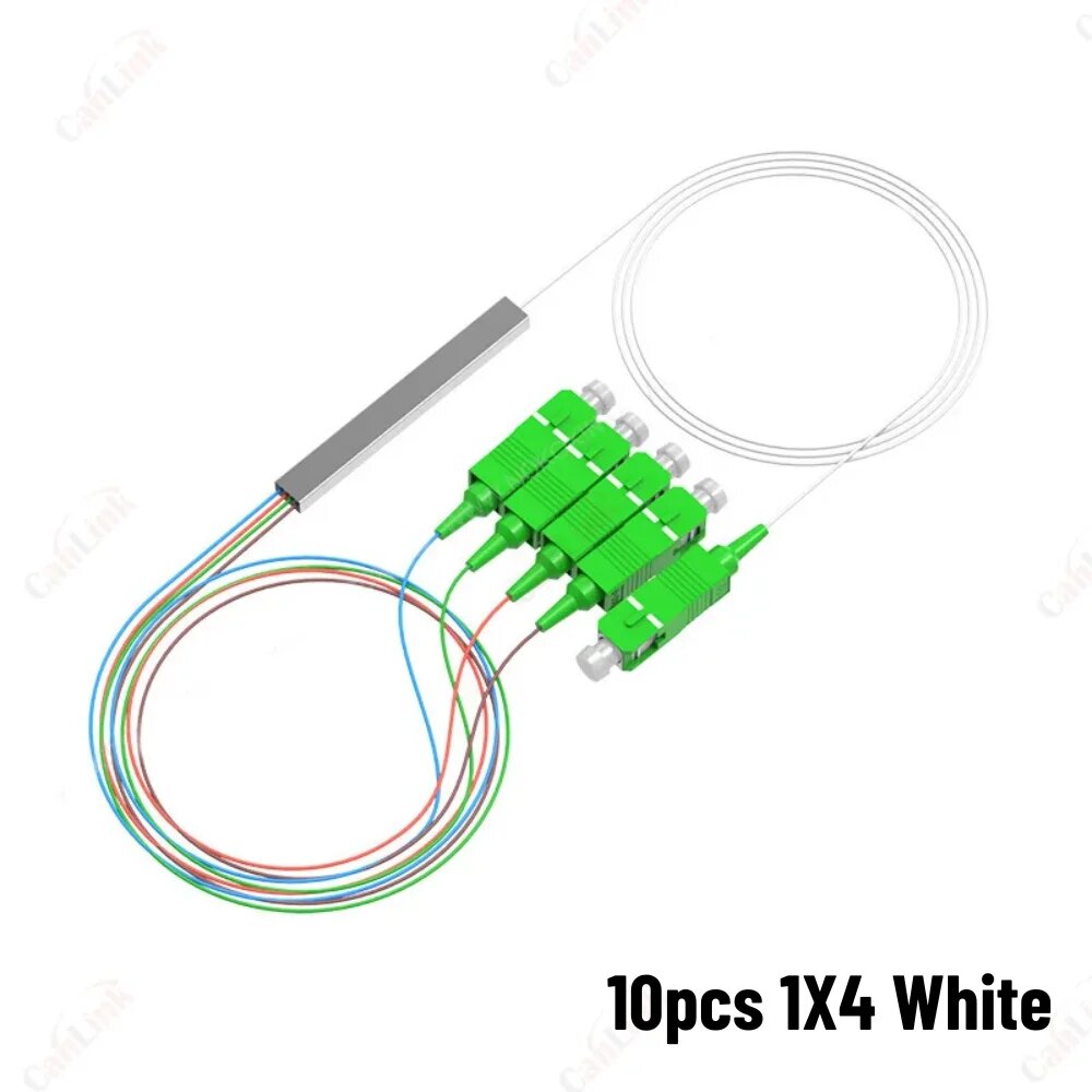 AnnLinkee PLC Splitter 1x2 1x4 1x8 1x16 1x32 Single Mode 10pcs 1x4
