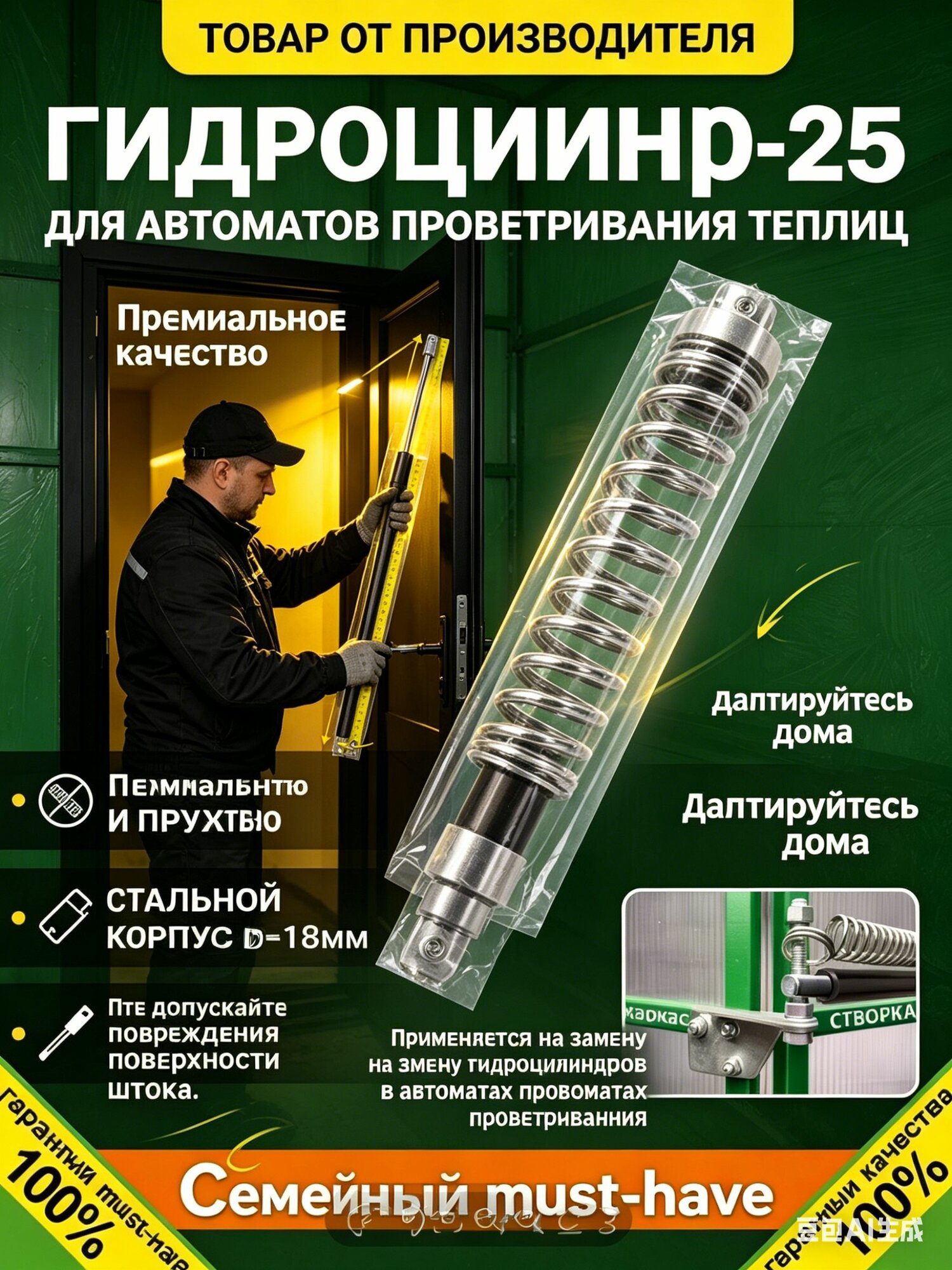 Комплект креплений450 х 18мм, Сталь, 1 шт