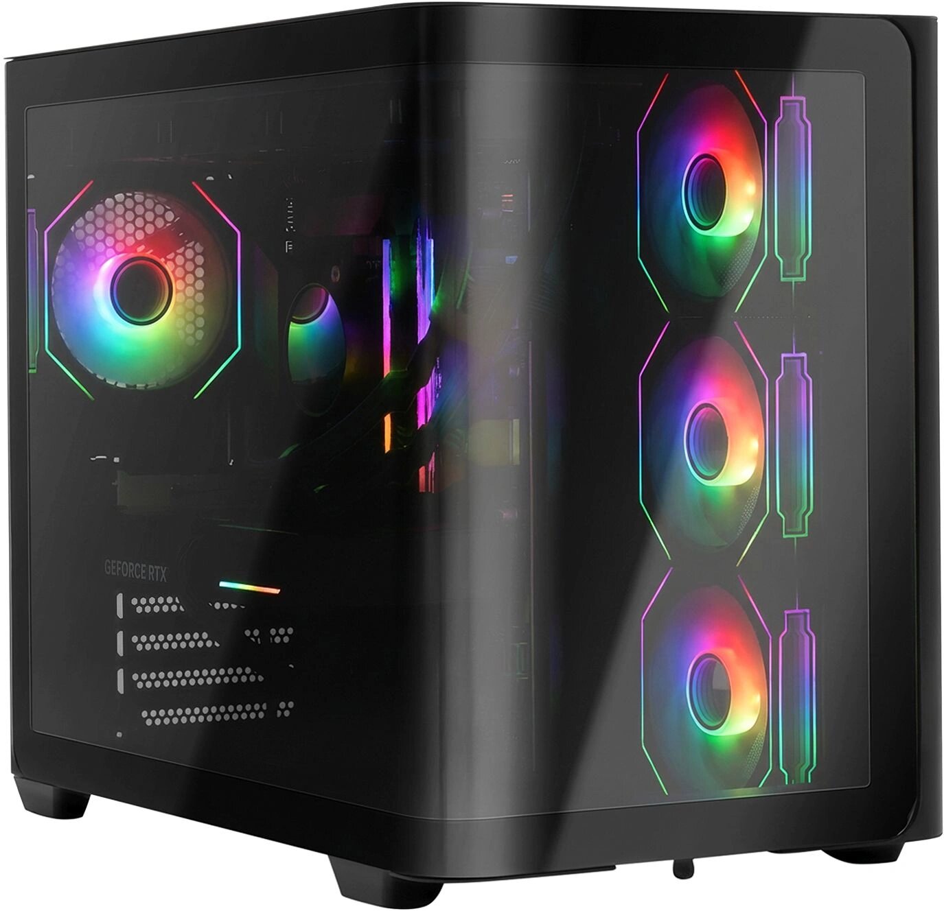 ПК Bloody BD-PC CZ79V3 MT i7 14700KF (3.4) 64Gb SSD1Tb RTX5070Ti 16Gb Windows 11 Home 64 2.5xGbitEth 750W черный (RUS) (2170115)