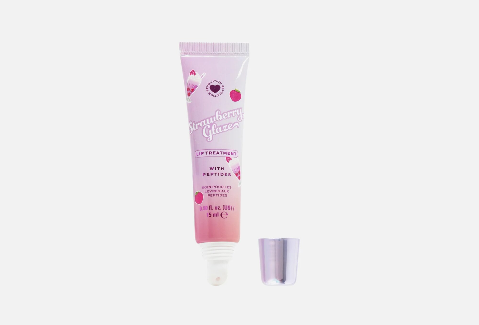 I Heart Revolution Strawberry Glaze Lip Treatment Ухаживающий блеск для губ 15мл