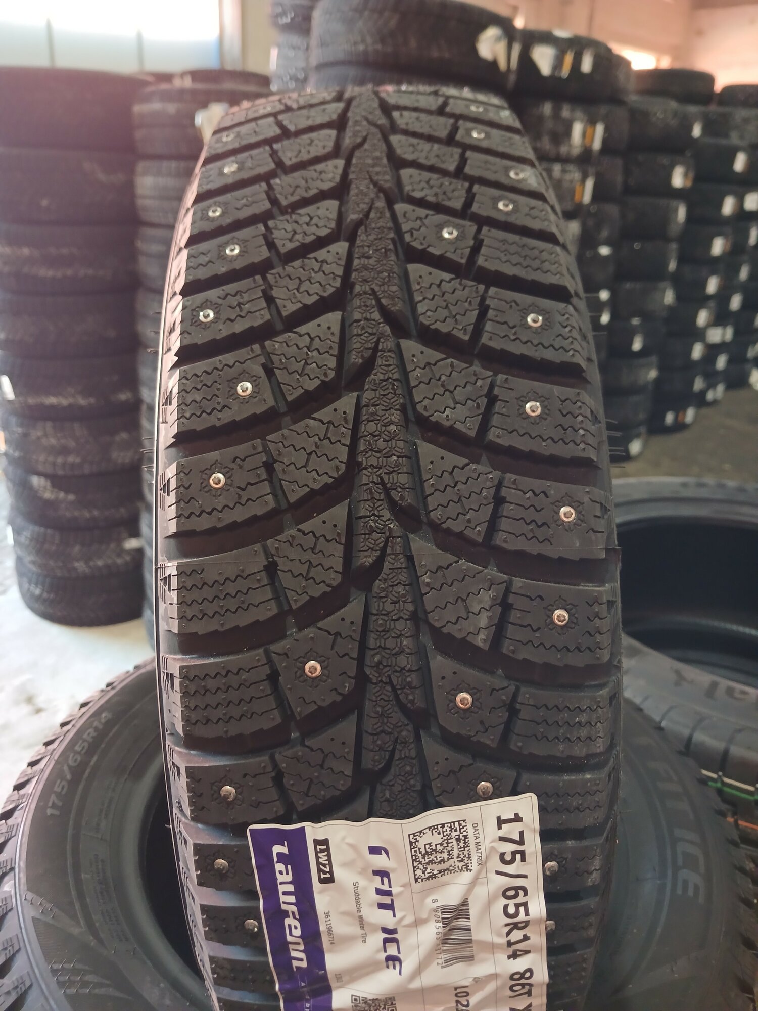 175/65R14 Laufenn i Fit Ice LW71 86T XL Индонезия (2026 год) шипованные