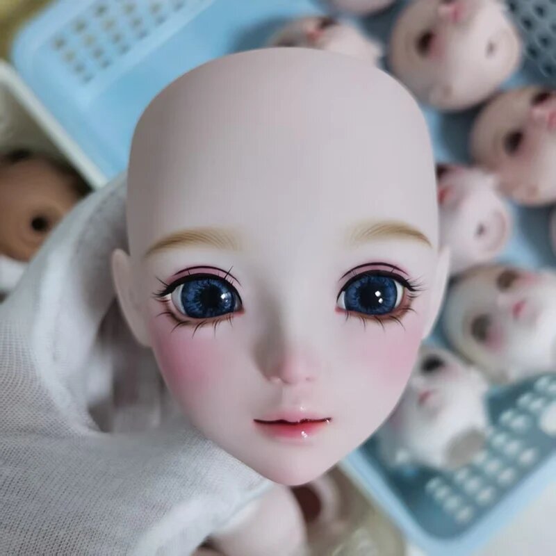 Голова куклы Yeluoli Girl 1/3, Цвет QW -Pink Skin