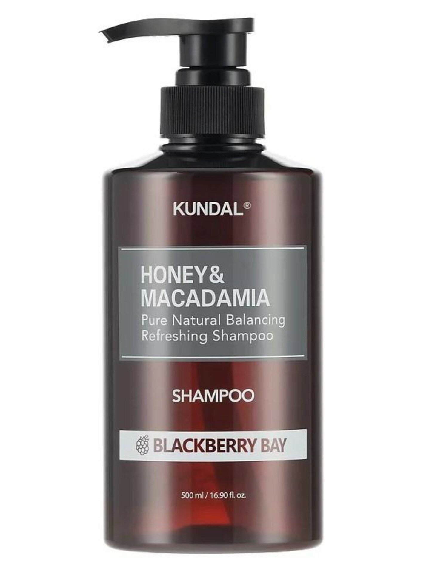 Шампунь для волос «ежевичный залив» Kundal Honey & Macadamia Shampoo Blackberry Bay, 500 мл