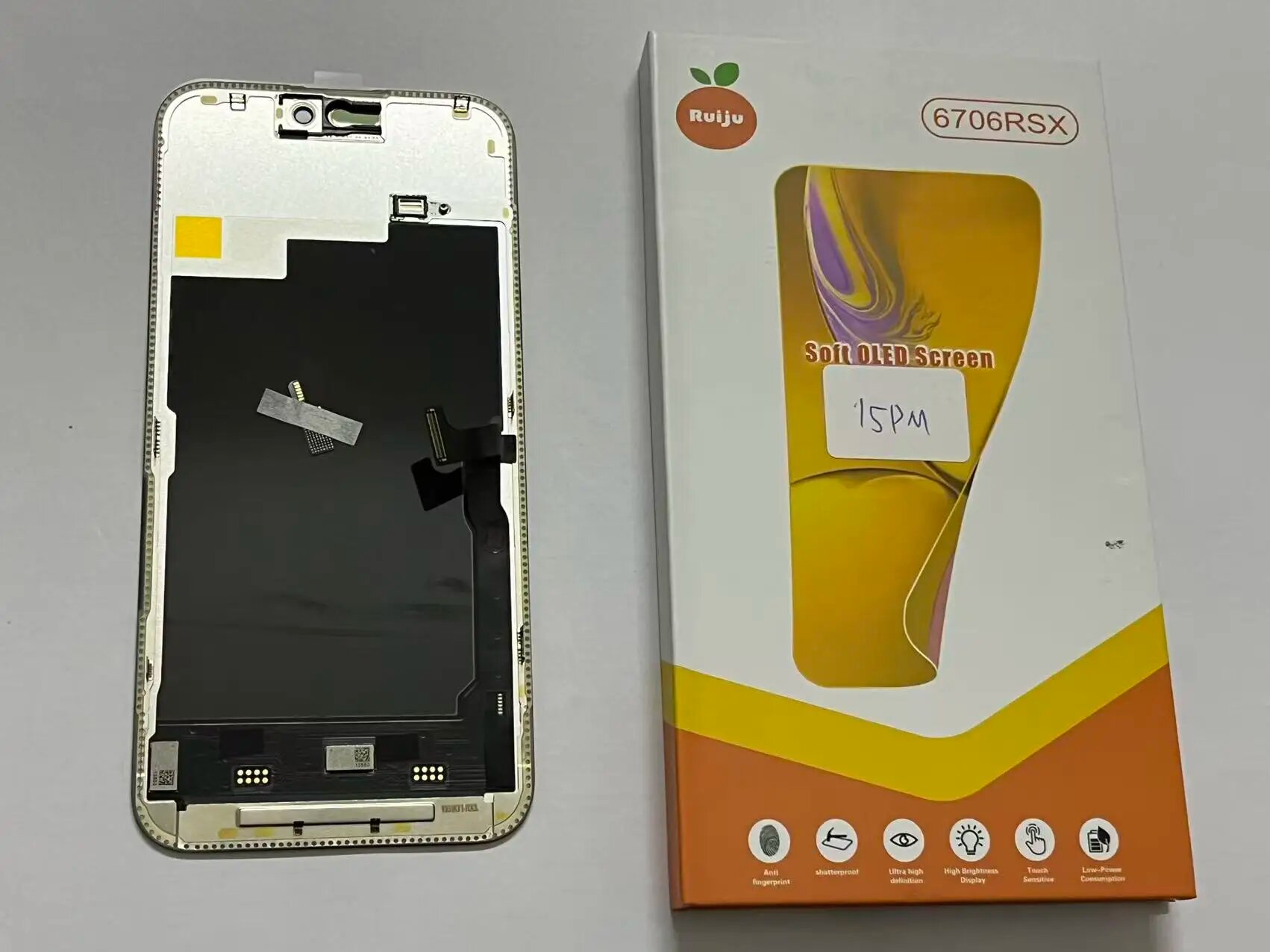 Экран iPhone 15 Pro Max Soft OLED RJ 6706RSX