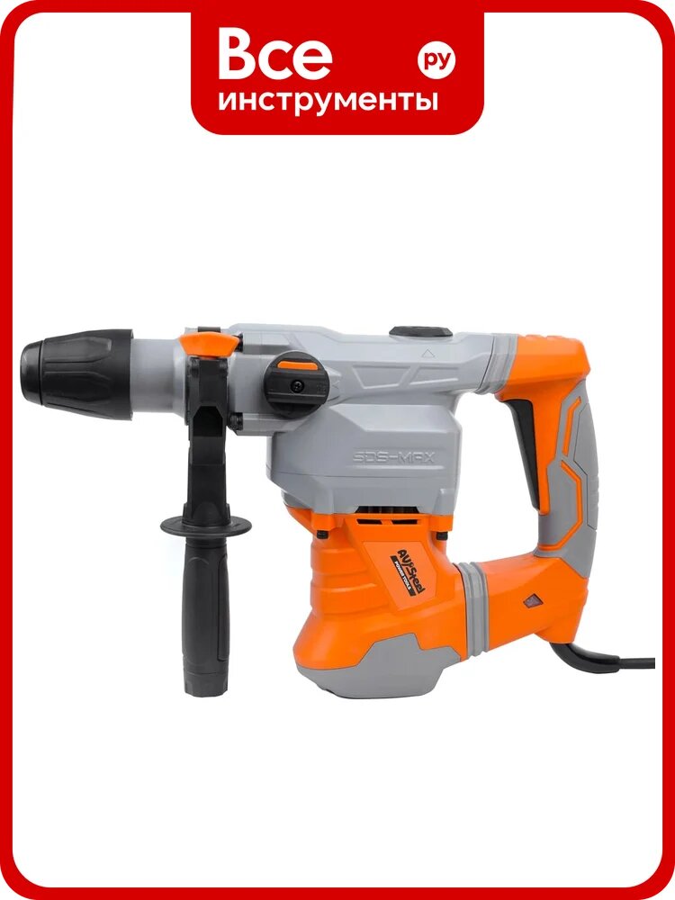 Перфоратор AVSteel AV-RH 12/1500, SDS-Max, 1500Вт, 12Дж, 40мм, в кейсе