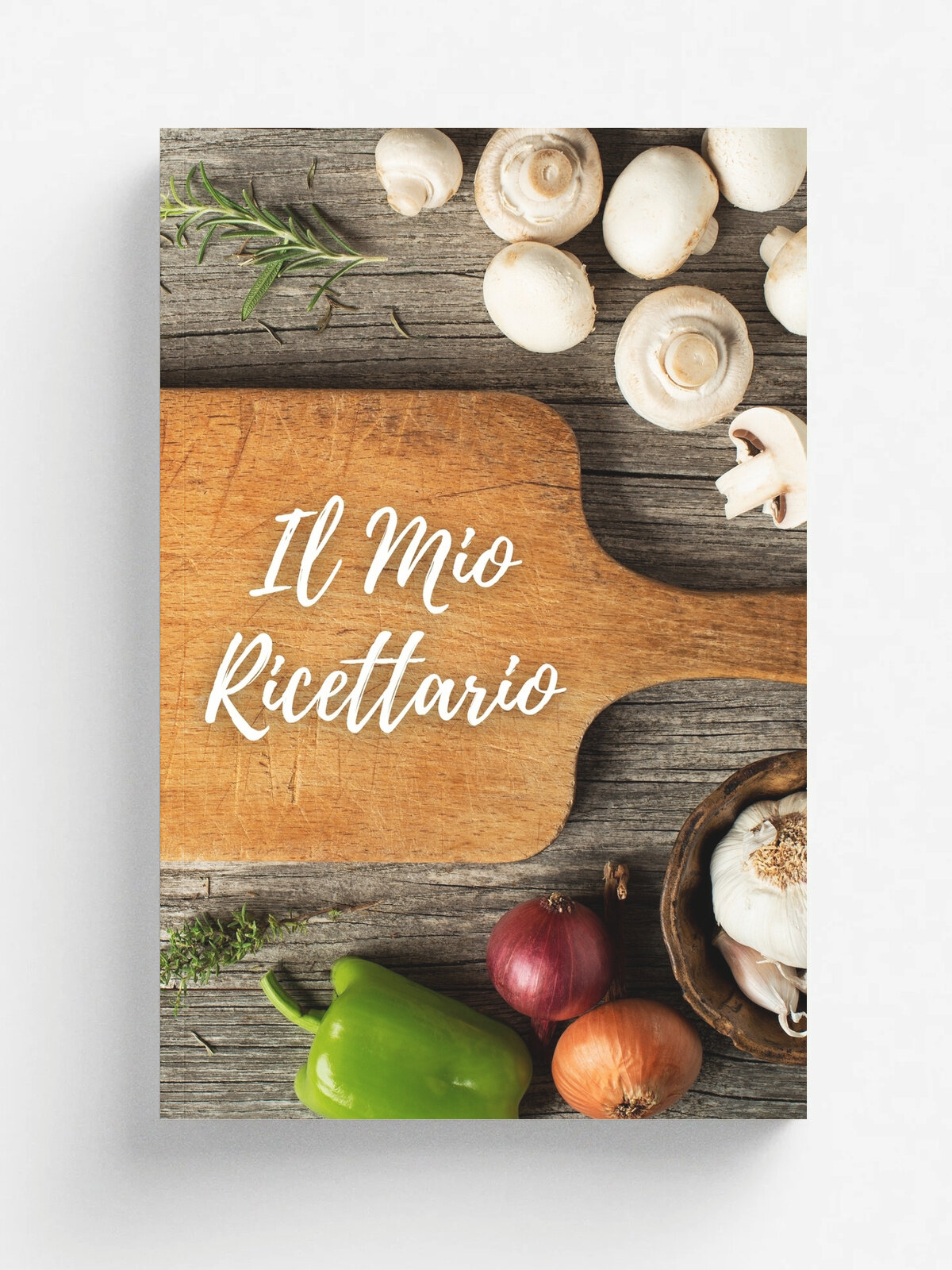 Il Mio Ricettario. con 206 Pagine puoi Raccogliere e Organizzare fino a 100 Ricette