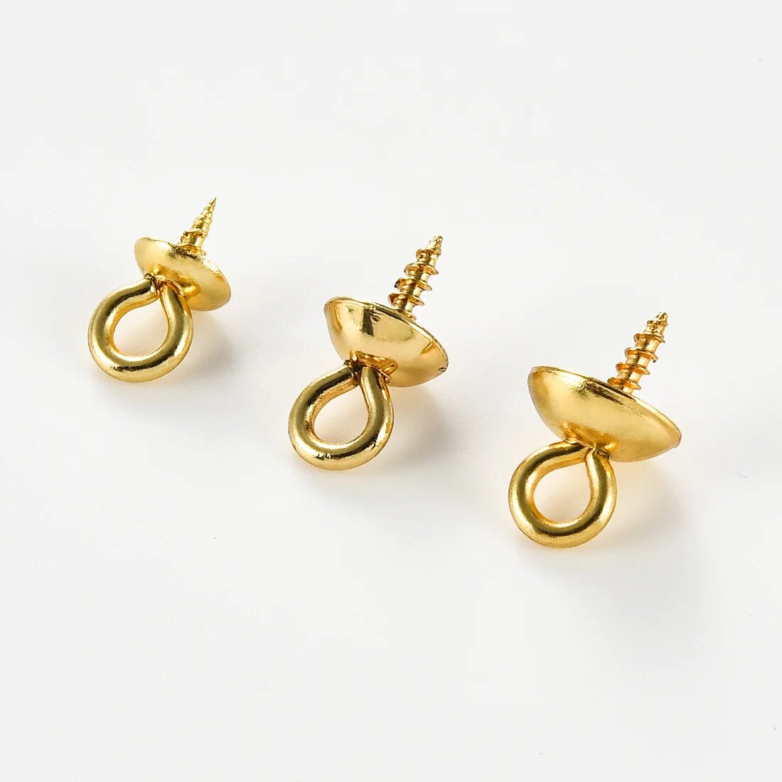 CHISMORL Винтовые штифты с проушиной из нержавеющей стали 4/5/6 мм Желтый, 30Pcs 4x8MM, Gold
